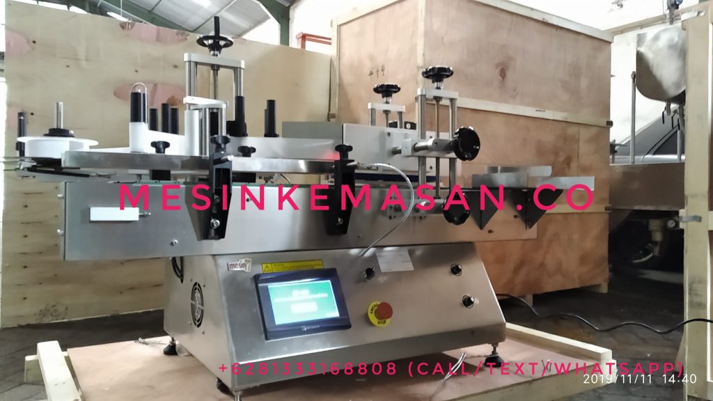 MK-130 Mesin Label Mini Full Otomatis | Mesin Packing, Mesin AMDK dan ...