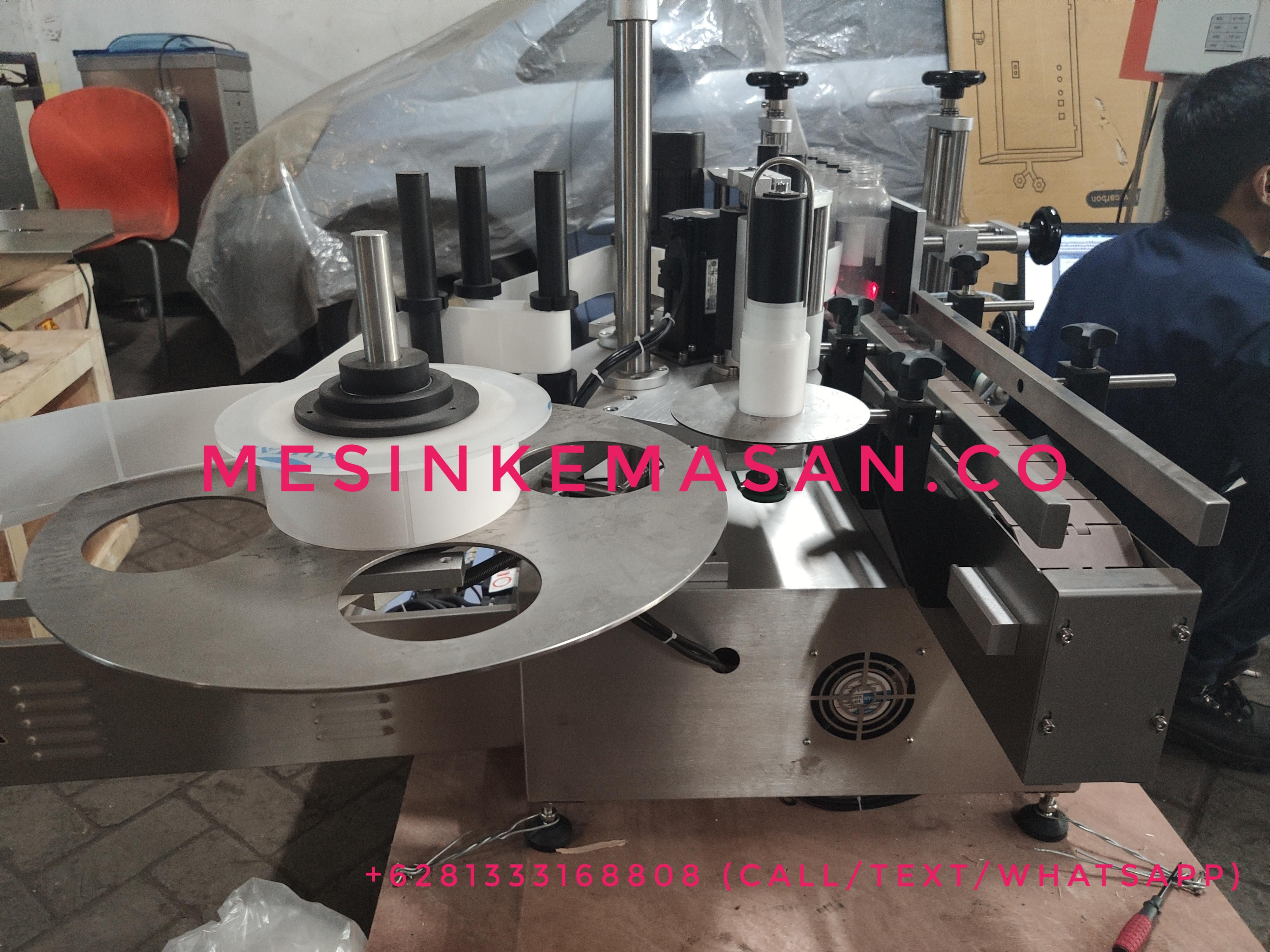 MK-130 Mesin Label Mini Full Otomatis | Mesin Packing, Mesin AMDK dan ...