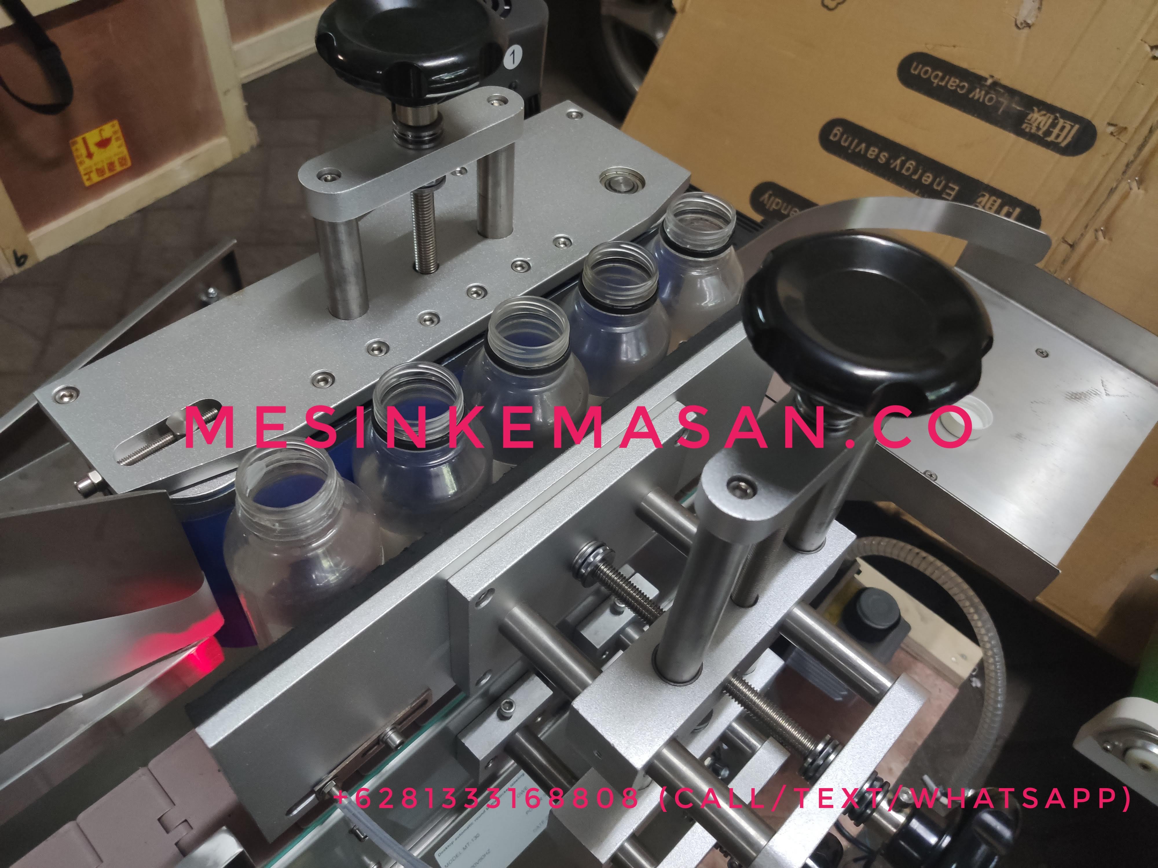 MK-130 Mesin Label Mini Full Otomatis | Mesin Packing, Mesin AMDK dan ...