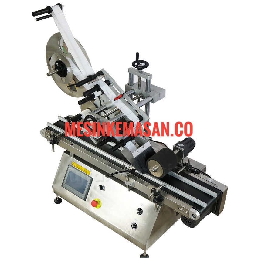 MK-130T Mesin Label Atas (Top Labelling Machine) Mini Full Otomatis ...