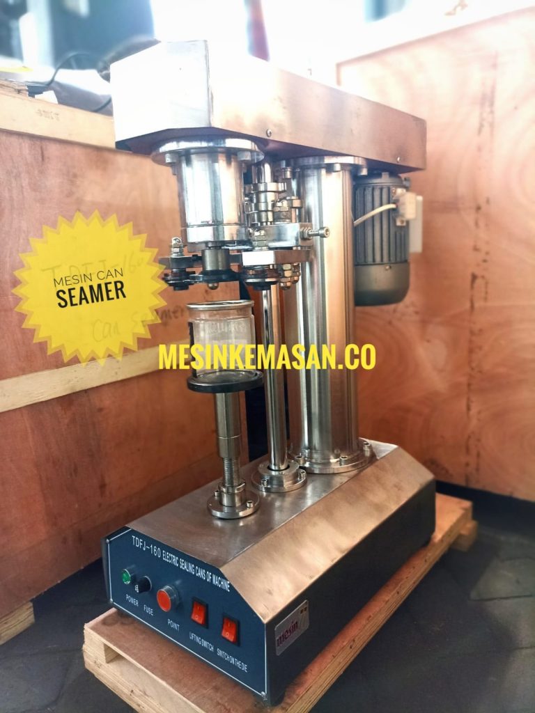 MKCS-160 Mesin Can Seamer Semi Otomatis (Penutup Kaleng Makanan ...