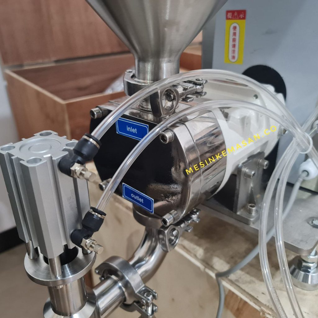 Mesin Filling Cream Gear Pump Semi Otomatis MKGL-5A Mesin Packing, Mesin AMDK dan Mesin Pengemas ...